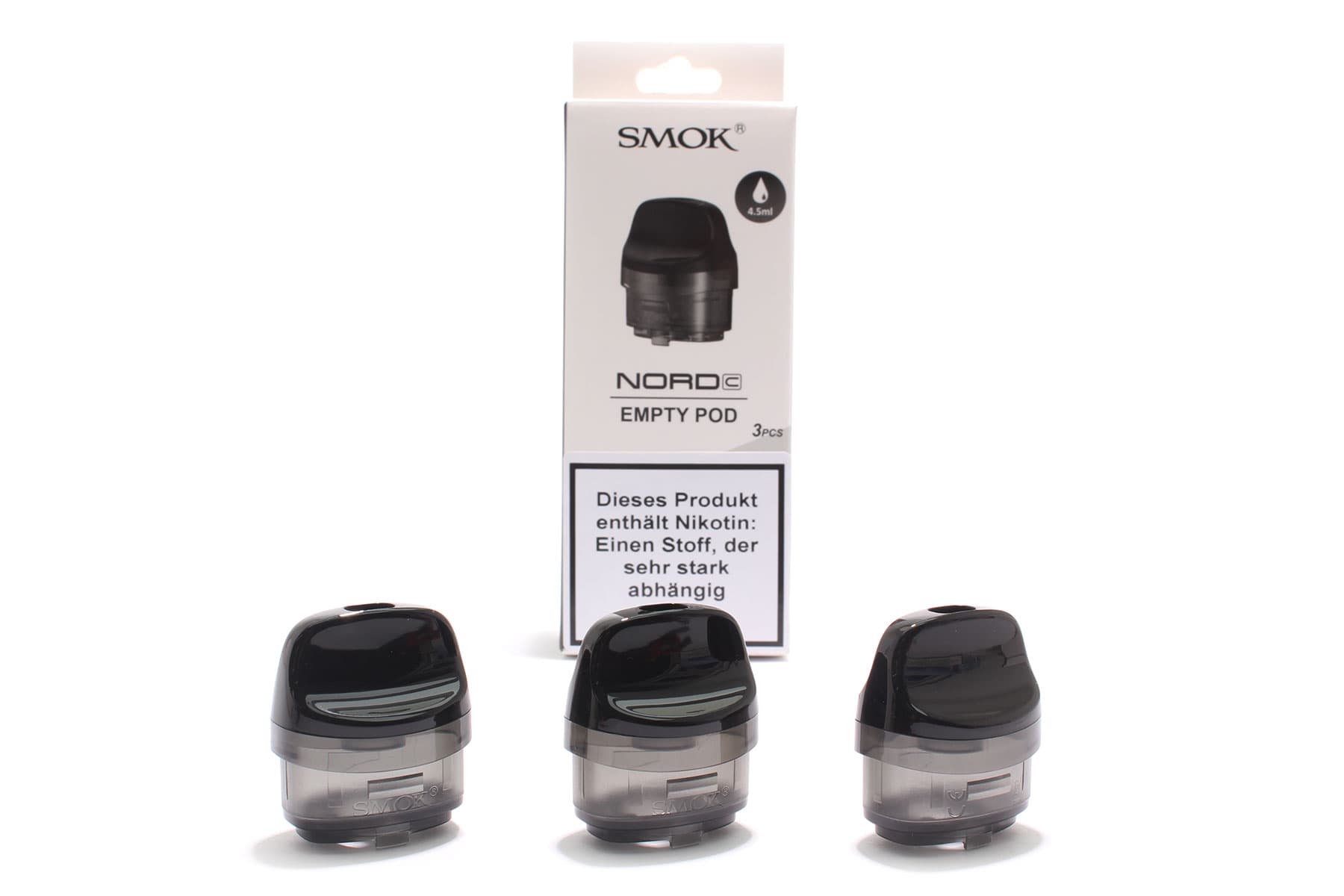 SMOK Nord C Ersatz POD Cartridges - 4,5ml - 3er Pack | E-Zigarette24.com